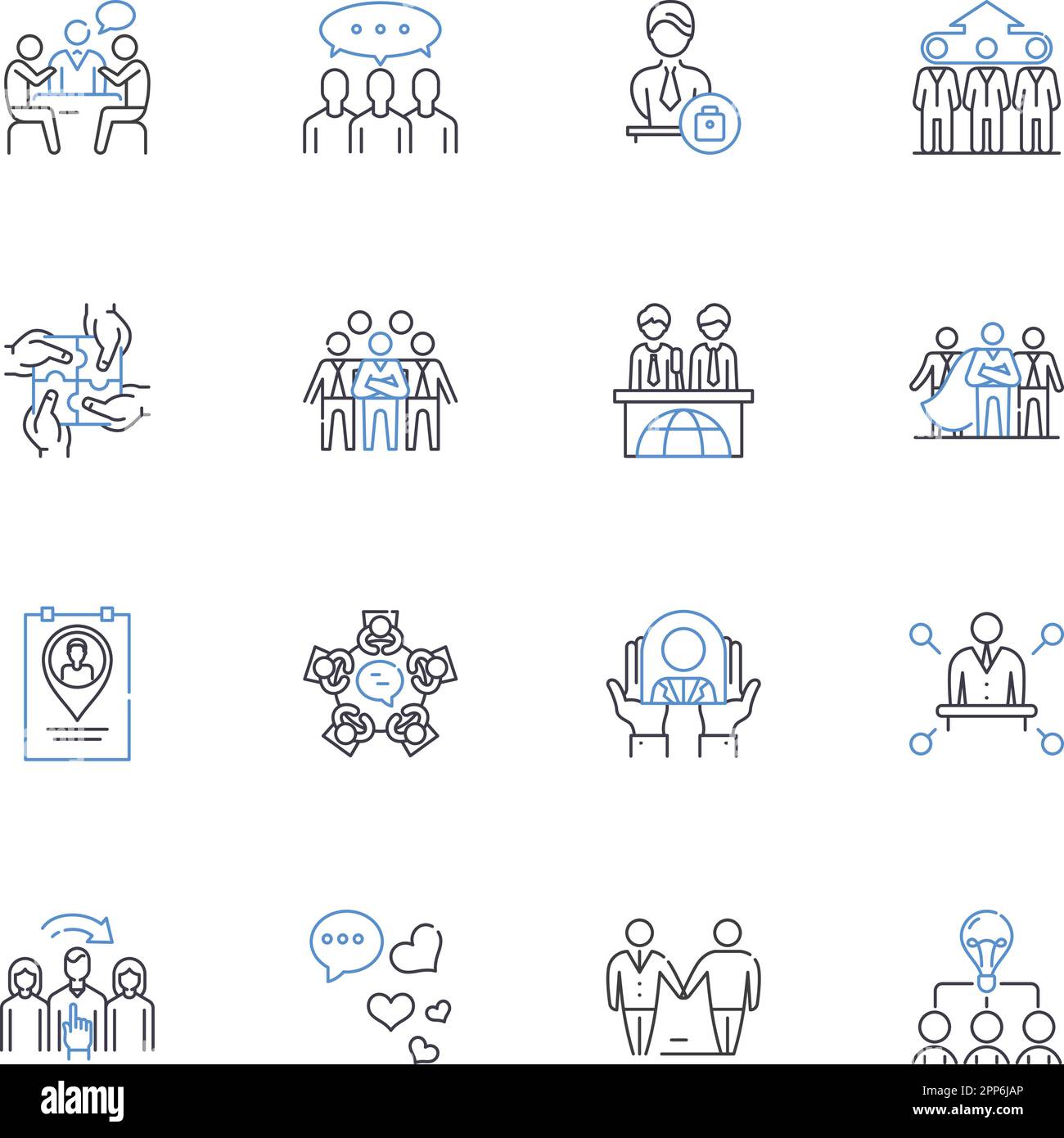 Resource allocation line icons collection. Prioritization, Allocation ... Resource allocation line icons collection. Prioritization, Allocation ...