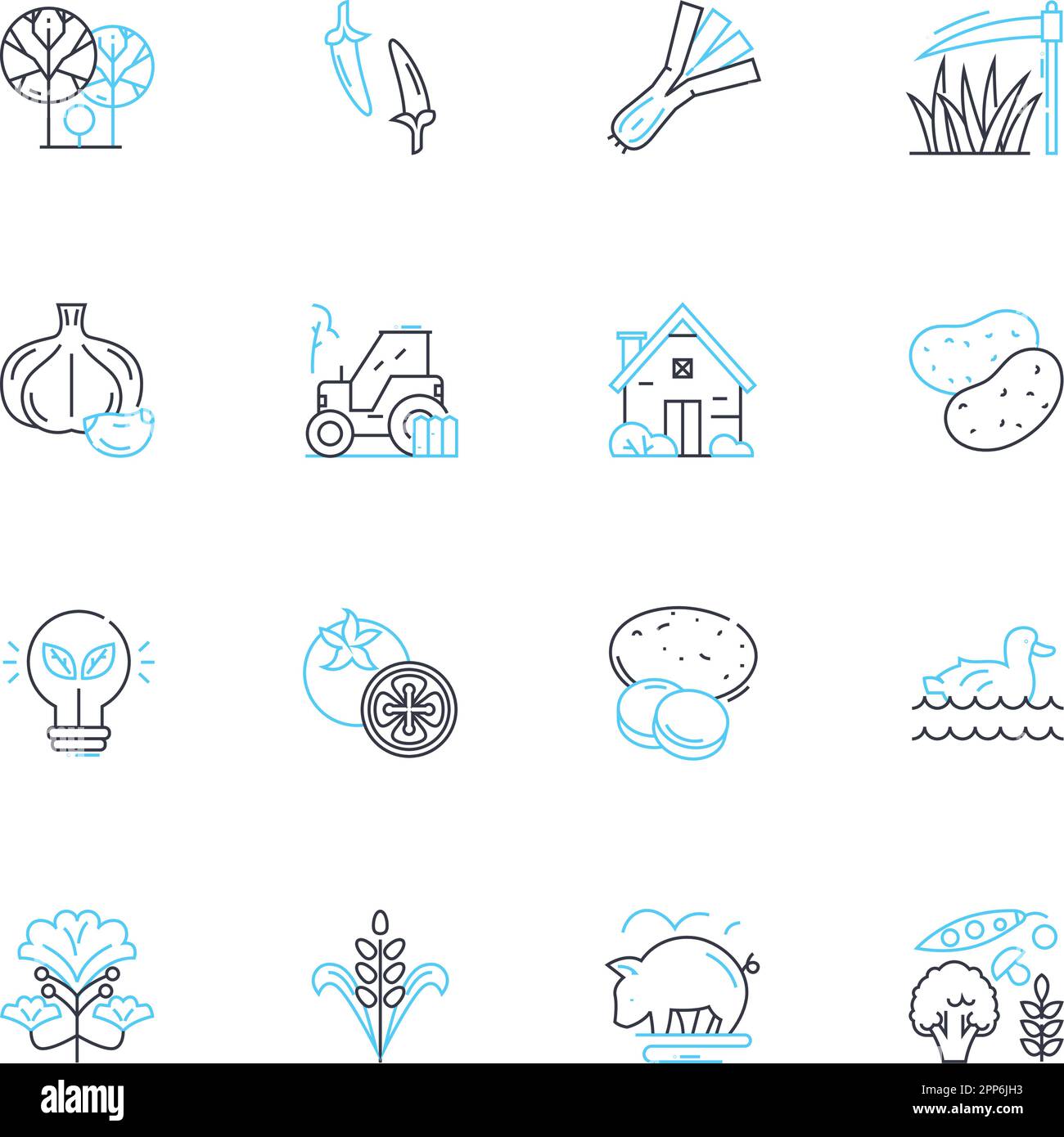 Alternative medicine linear icons set. Acupuncture, Ayurveda ...
