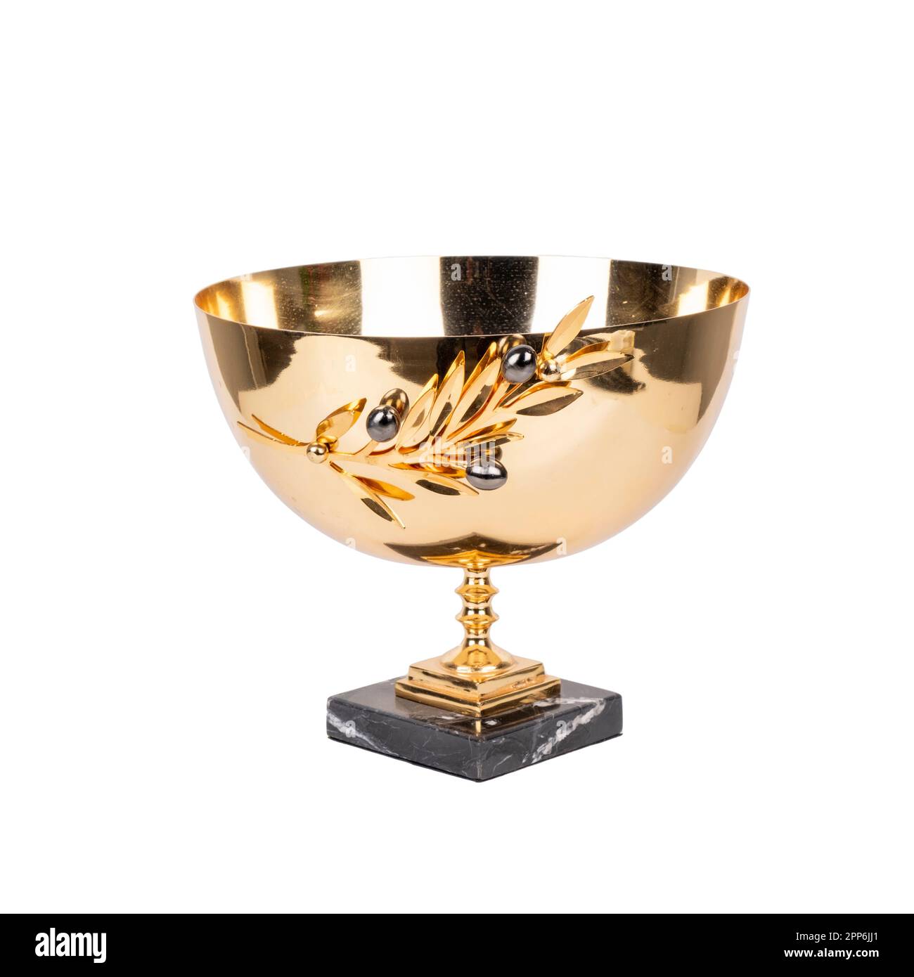 metal vase pot isolated on white background Stock Photo - Alamy