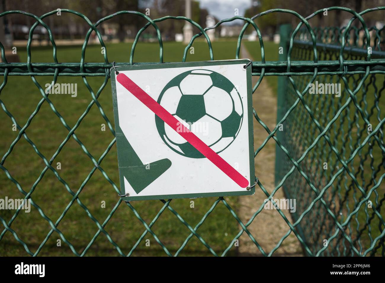 No Football Sign