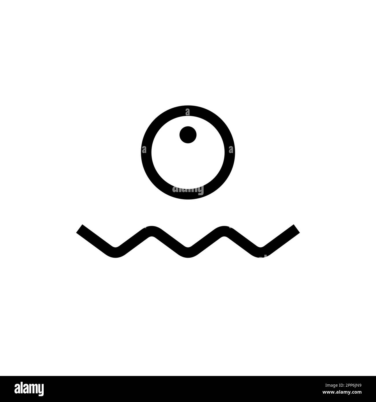 Minimal sun sea wave Black and White Stock Photos & Images - Alamy