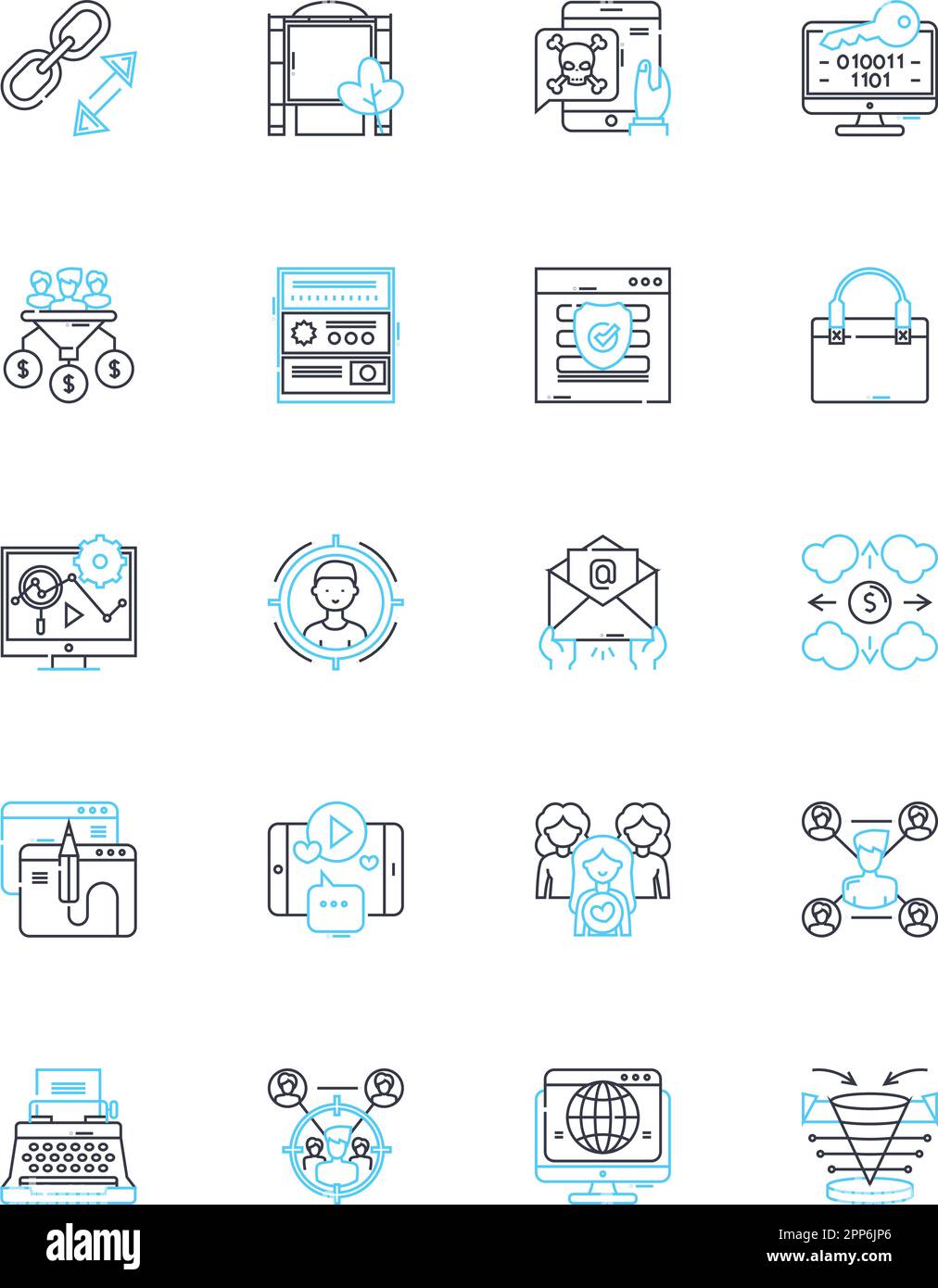 Social analytics linear icons set. Metrics, Engagement, Insights ... Social analytics linear icons set. Metrics, Engagement, Insights ...
