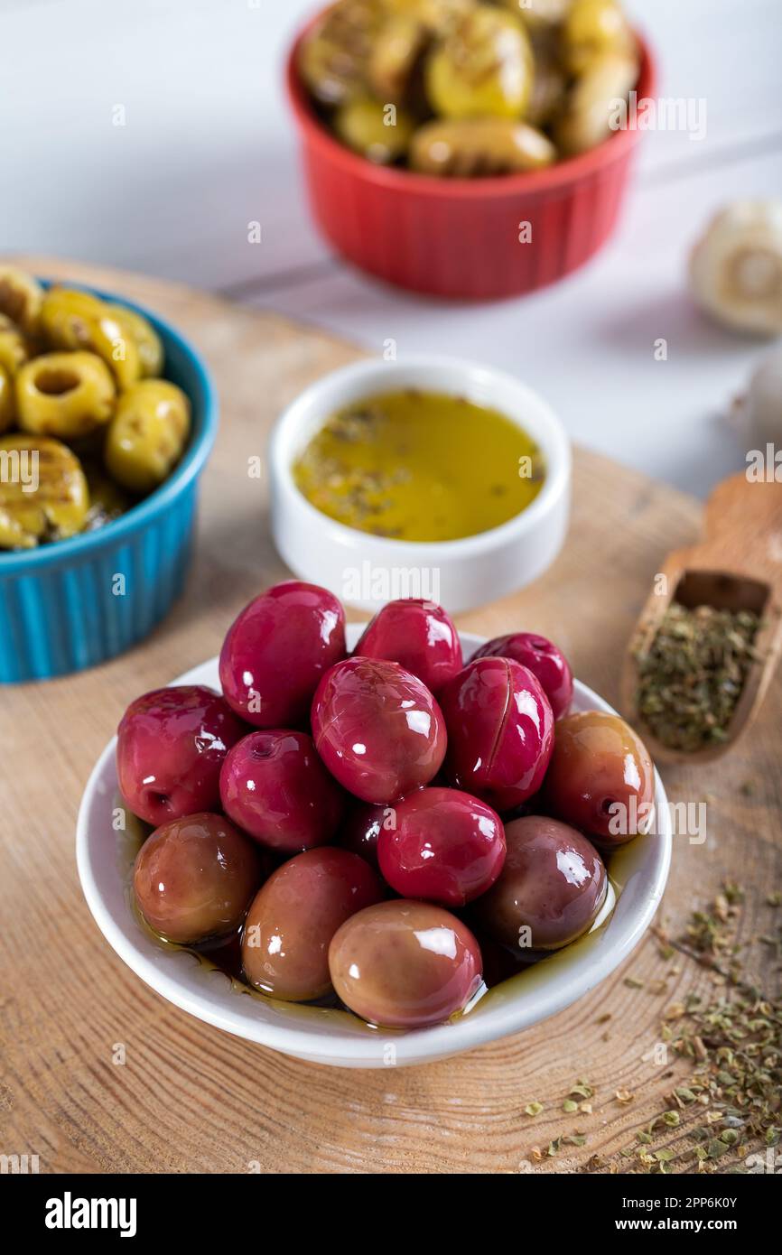 Red kalamata hi-res stock photography and images - Alamy