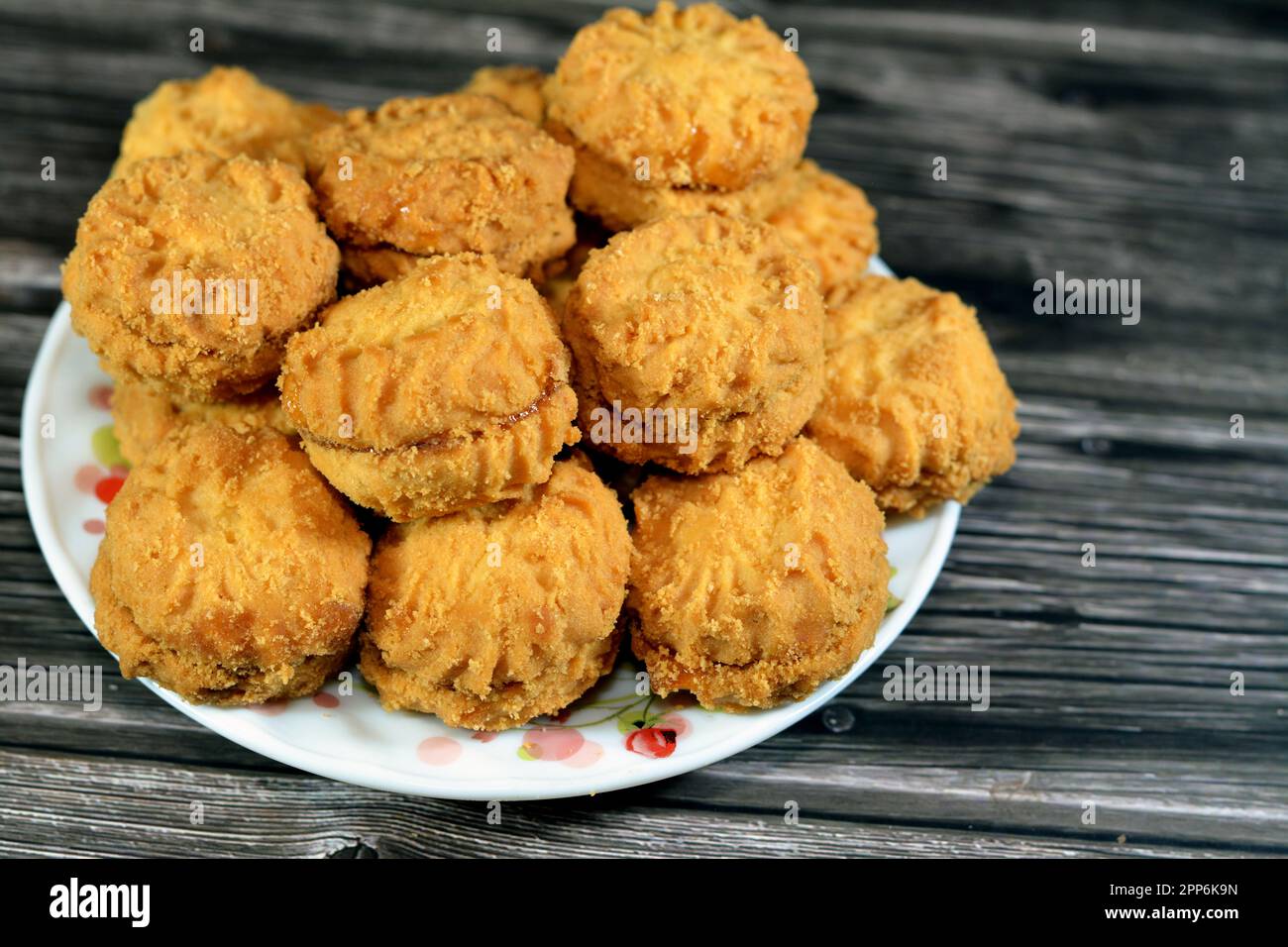 A pile of traditional Arabic cookies for celebration of Islamic ...