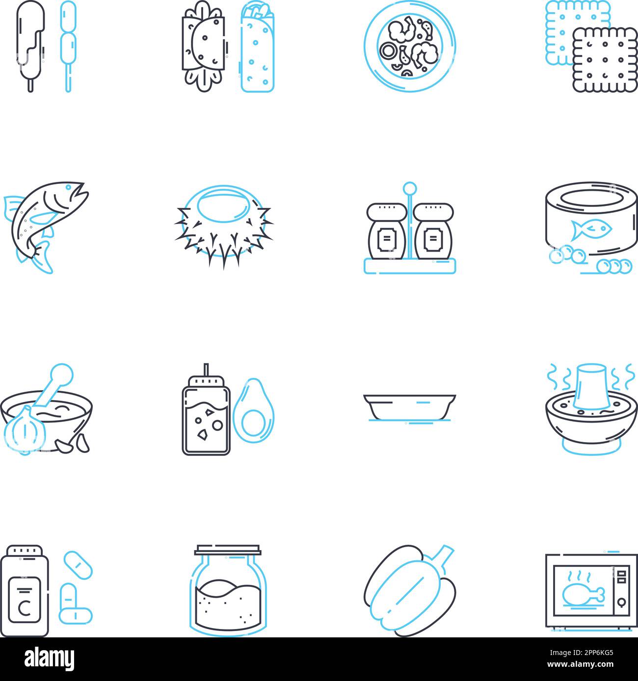Coffee Shop linear icons set. Caffeine, Latte, Espresso, Mocha, Barista ...
