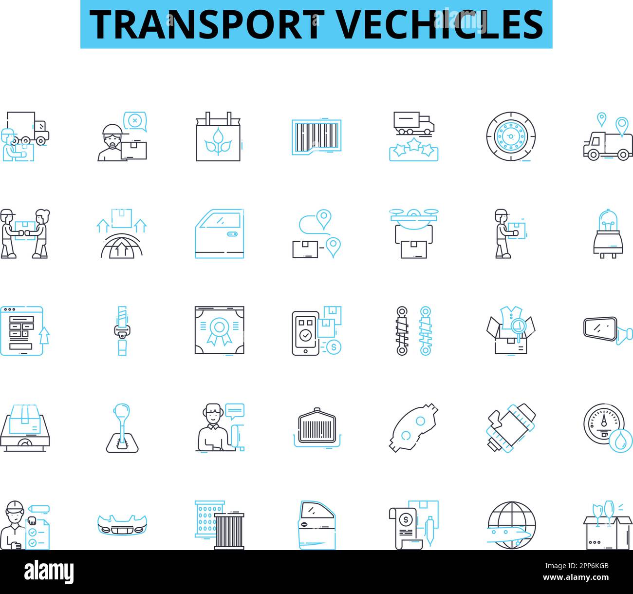 Fleet of buses Stock Vector Images - Alamy