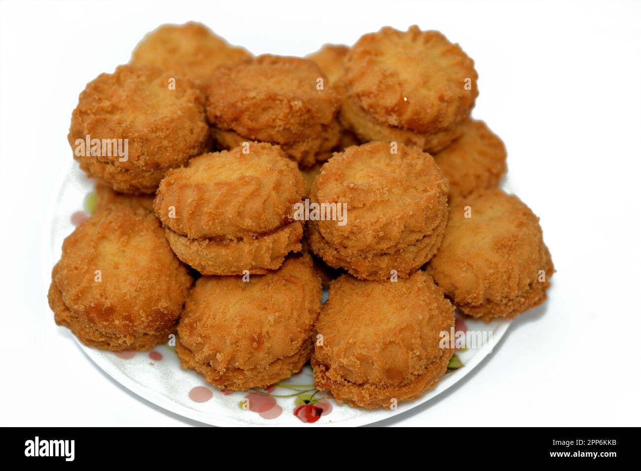 A pile of traditional Arabic cookies for celebration of Islamic ...