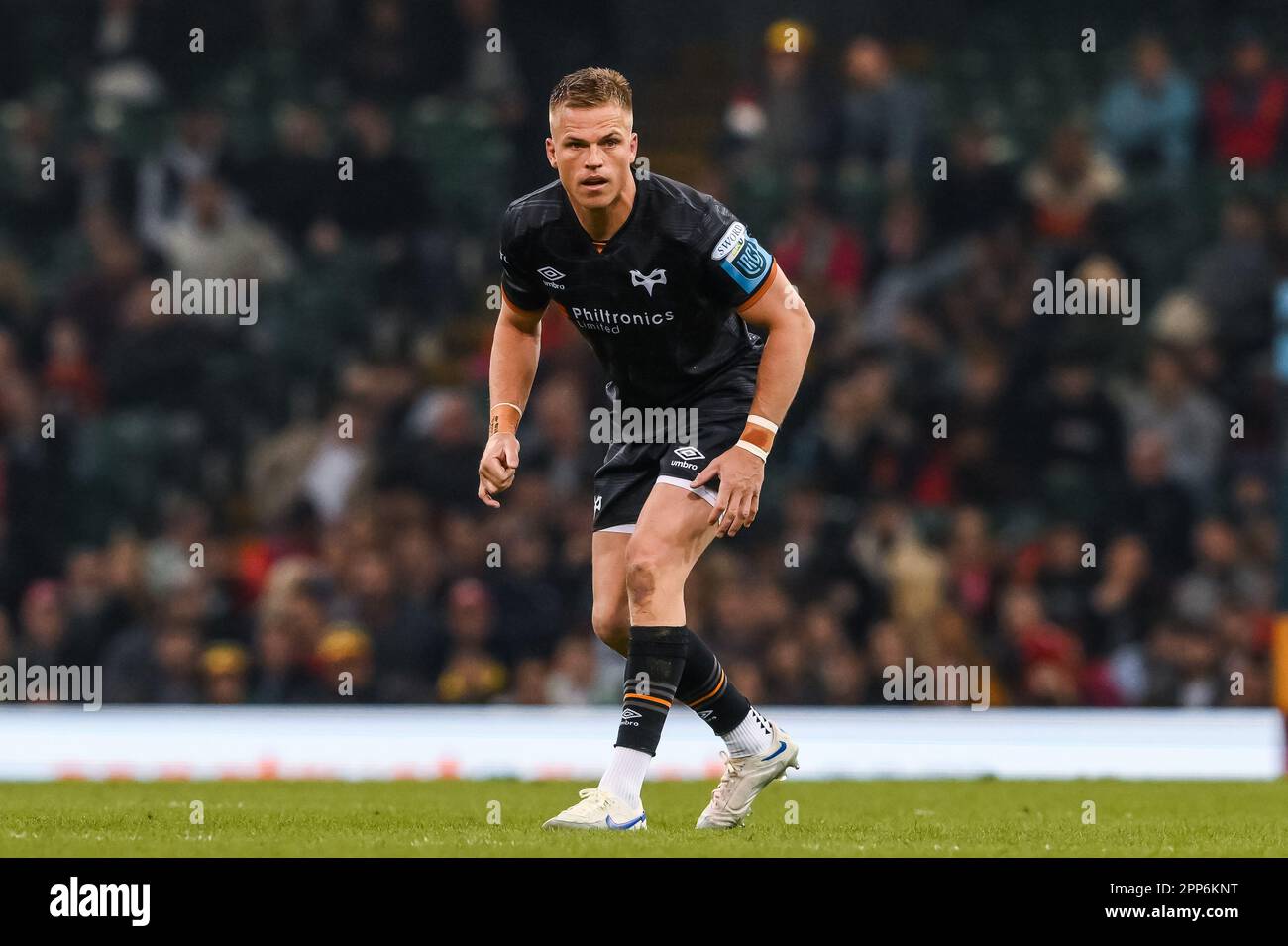 Gareth Anscombe of Ospreys during the United Rugby Championship match ...