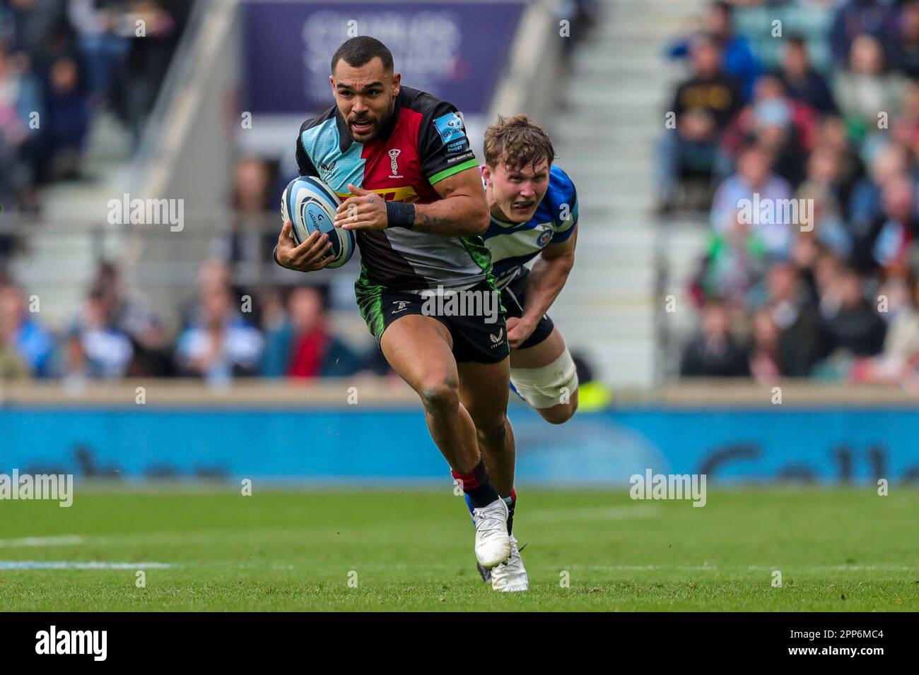 Harlequins' Joe Merchant during the Gallagher Premiership match at ...