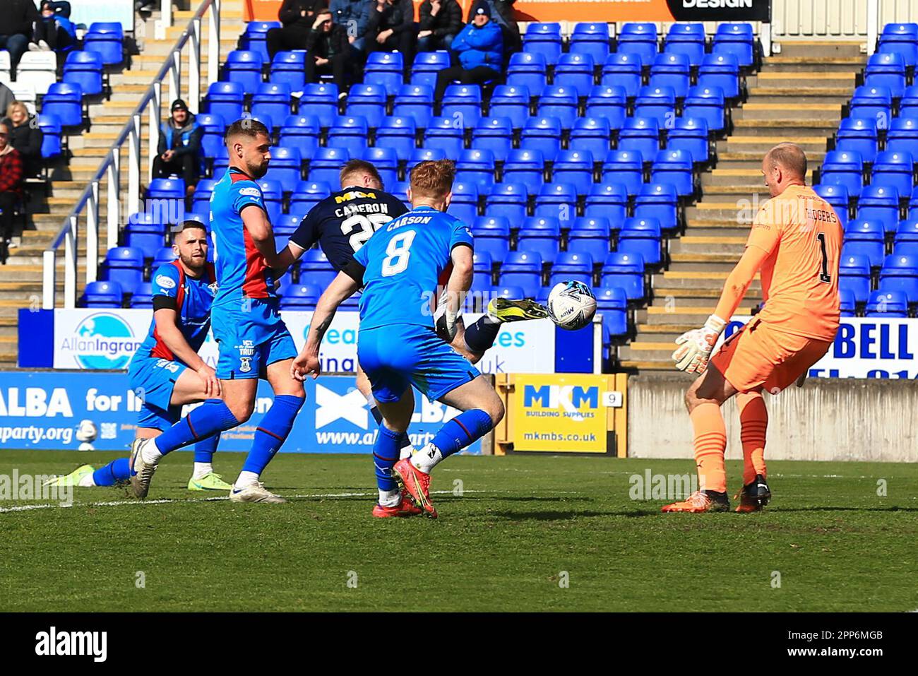 22nd April 2023; Caledonian Stadium, Inverness, Inverness-shire ...