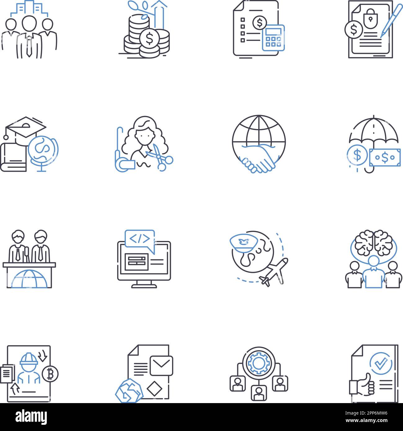 Seed accelerators line icons collection. Incubator, Entrepreneurship ...