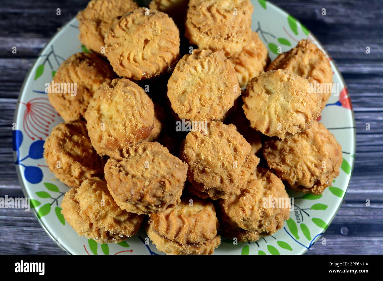 A pile of traditional Arabic cookies for celebration of Islamic ...