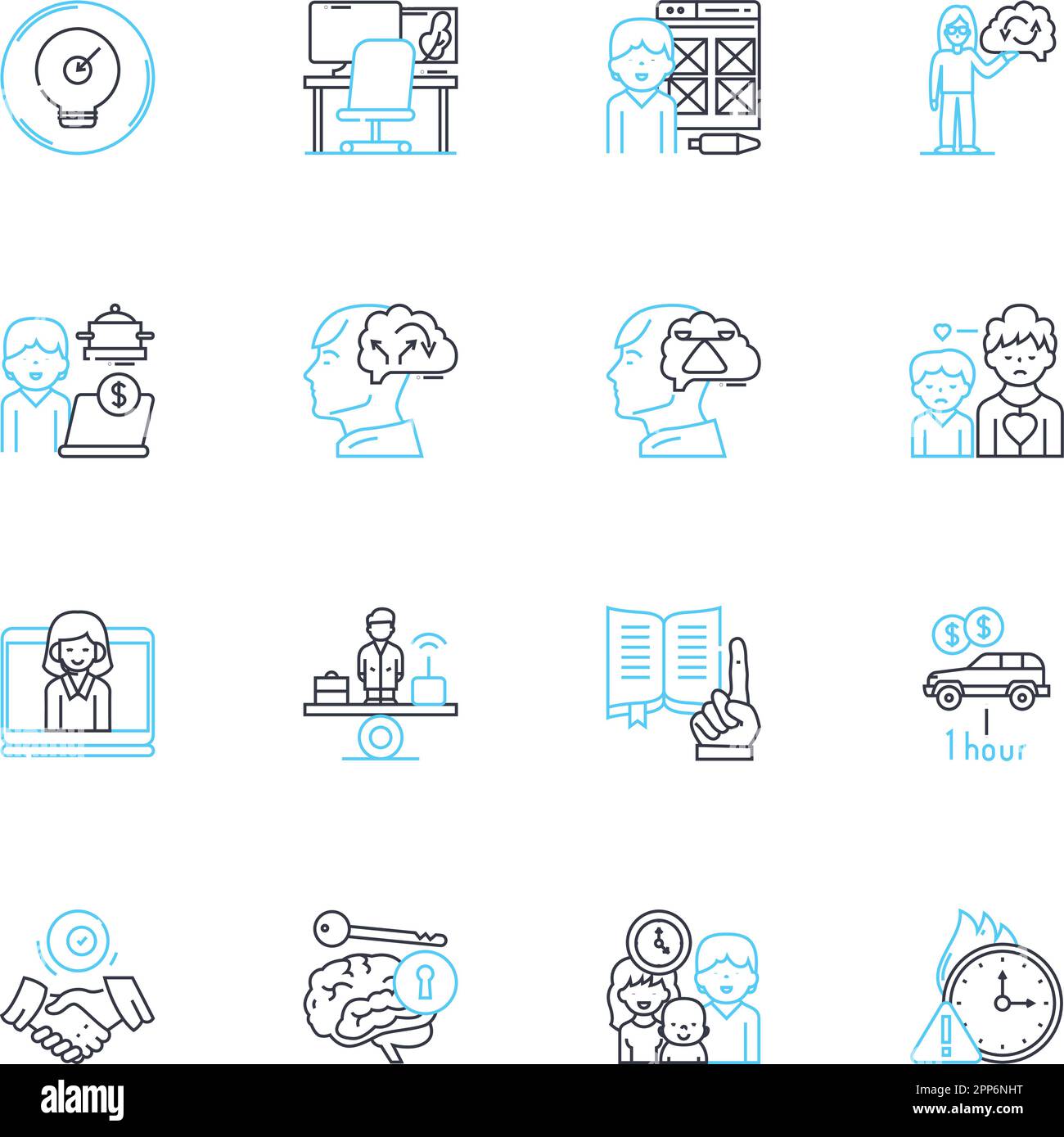 Task completion linear icons set. Achievement, Accomplishment, Success ...