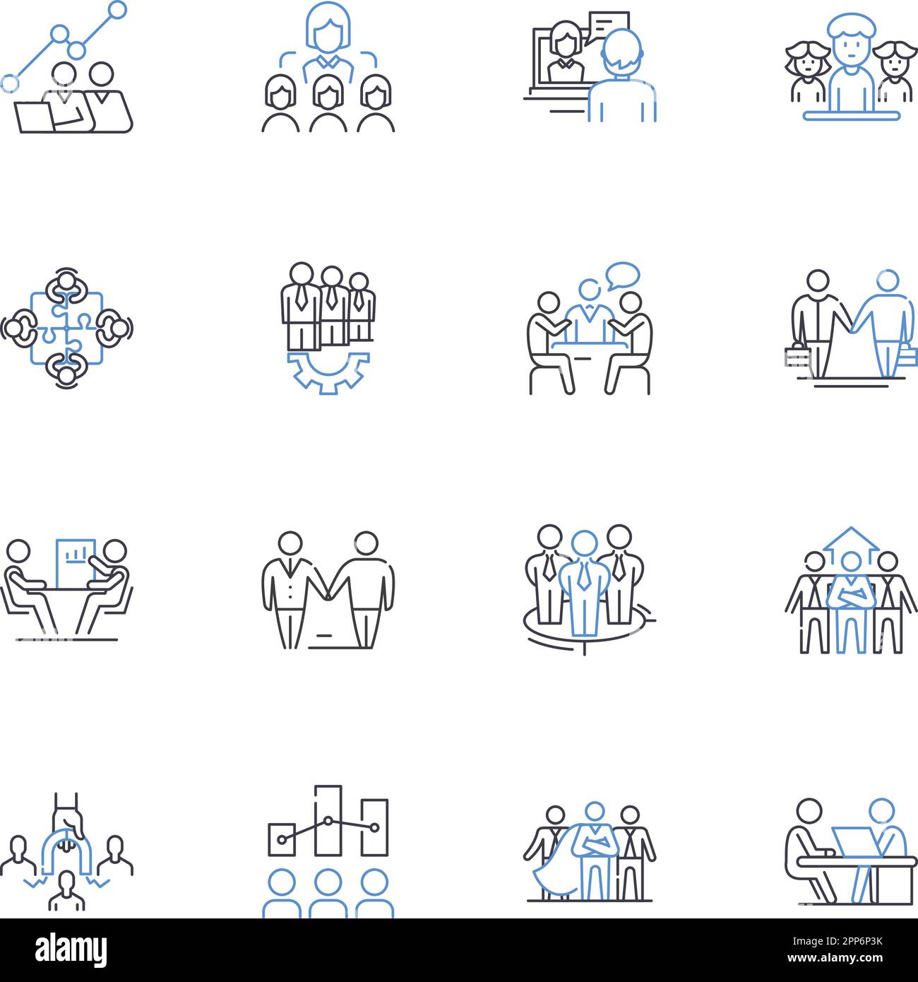 Accord line icons collection. Harmony, Agreement, Consensus, Unity ...