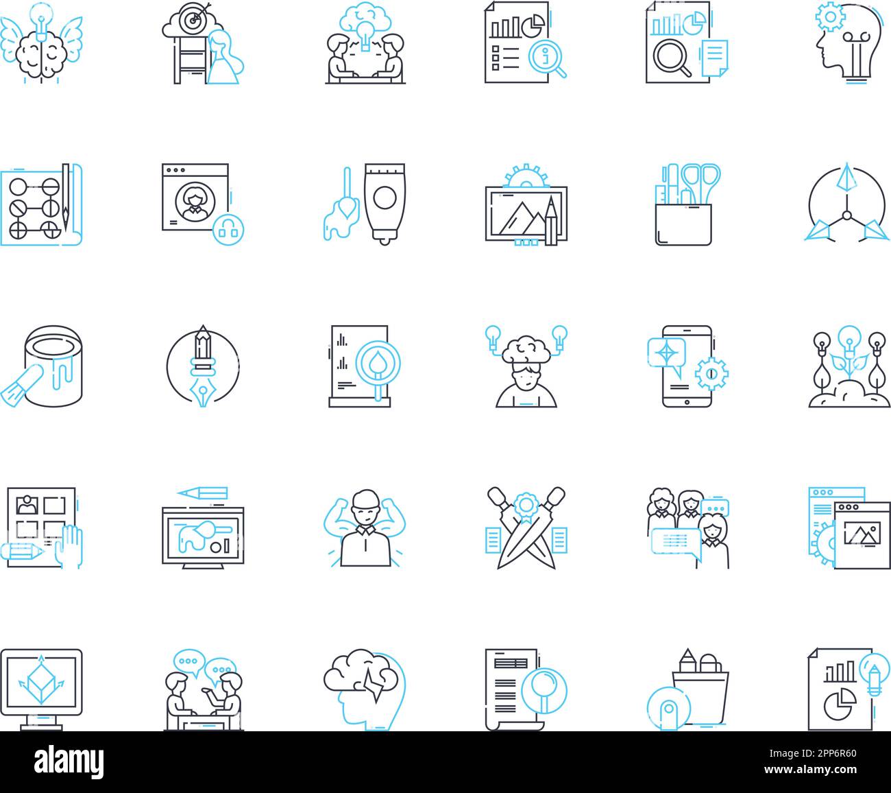 Inventive strategy linear icons set. Innovation, Creativity, Ingenuity ... Inventive strategy linear icons set. Innovation, Creativity, Ingenuity ...