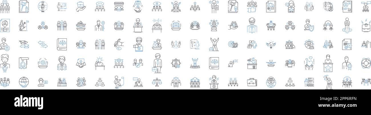 Talent development line icons collection. Coaching, Training, Mentoring ...