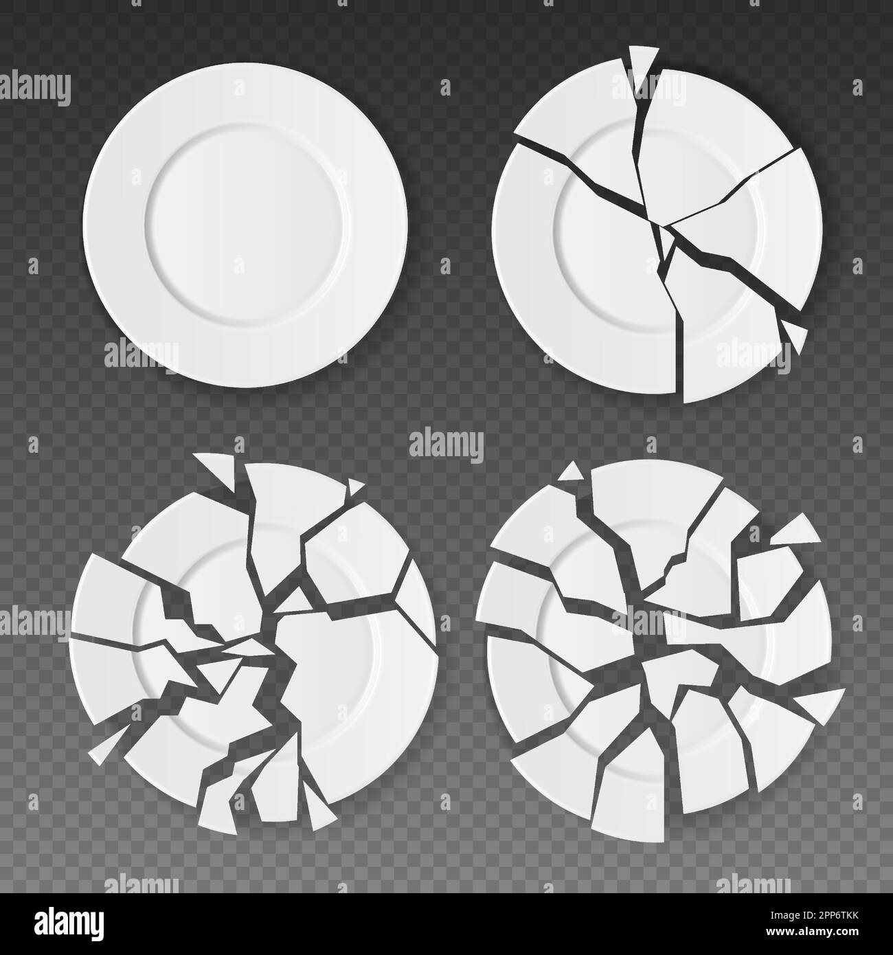 Fragments plate hi-res stock photography and images - Alamy