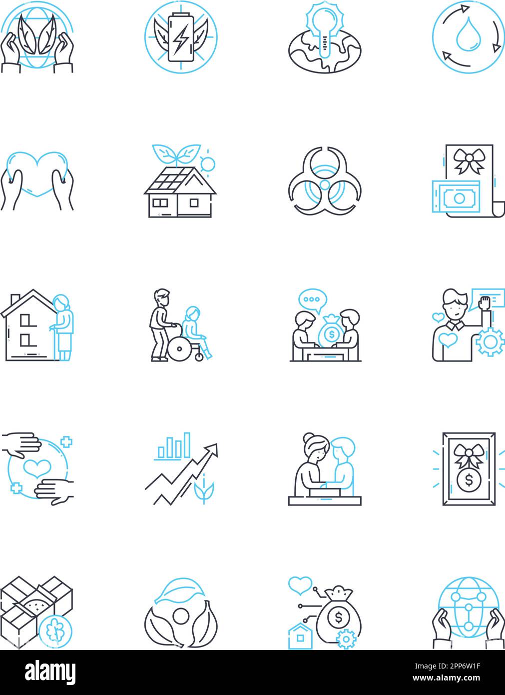 Nature protection linear icons set. Sustainability, Conservation ...