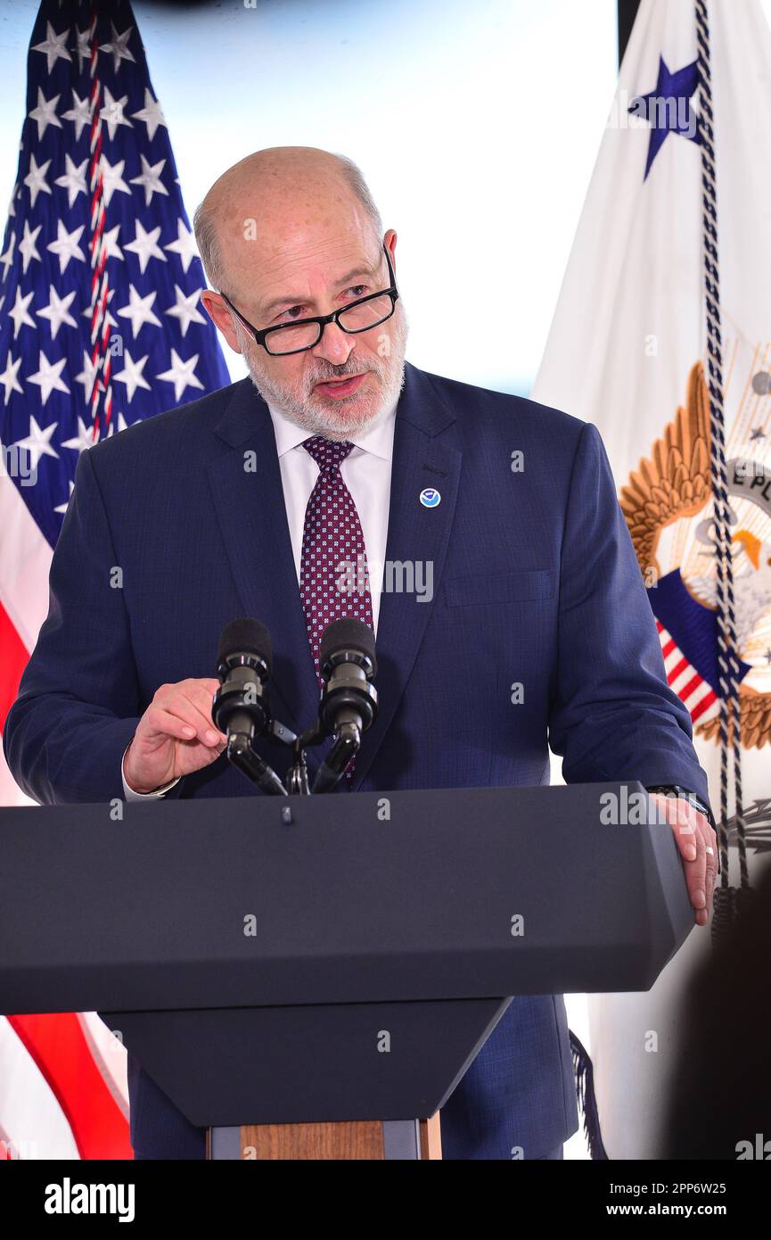 Key Biscayne, Florida, USA. 21st Apr, 2023. Rick Spinrad, the head of ...