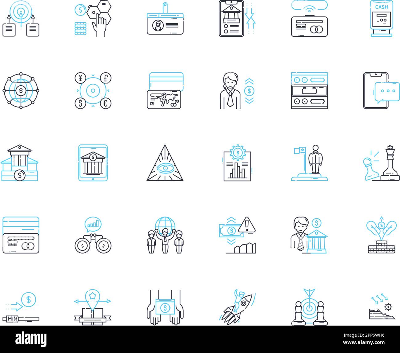 Firm gains linear icons set. Profits, Earnings, Growth, Revenue ... Firm gains linear icons set. Profits, Earnings, Growth, Revenue ...