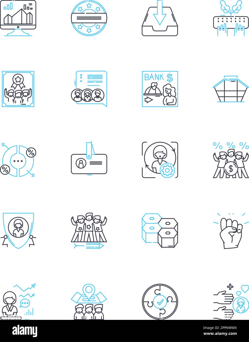 Company linear icons set. Innovation, Quality, Dedication, Excellence ... Company linear icons set. Innovation, Quality, Dedication, Excellence ...