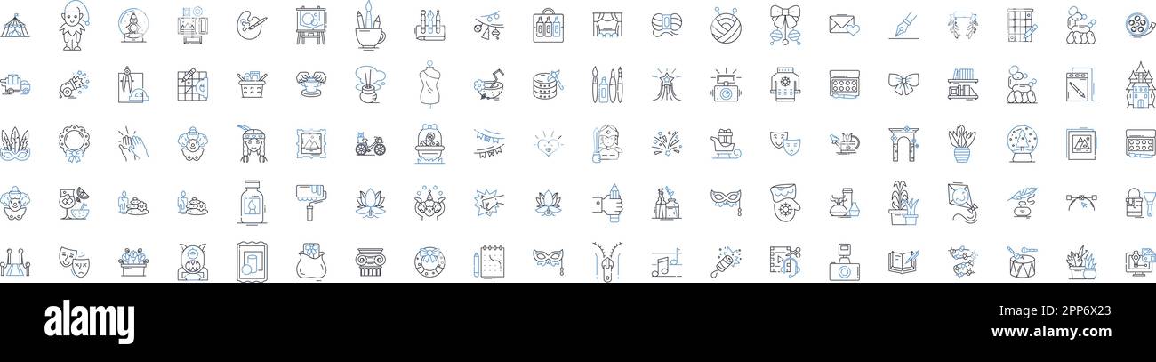 Bold Ventures Outline Icons Collection Ambitious Fearless Daring Courageous Audacious