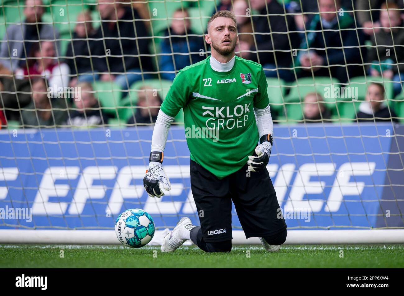 GRONINGEN - NEC Nijmegen goalkeeper Jasper Cillessen during the Dutch ...