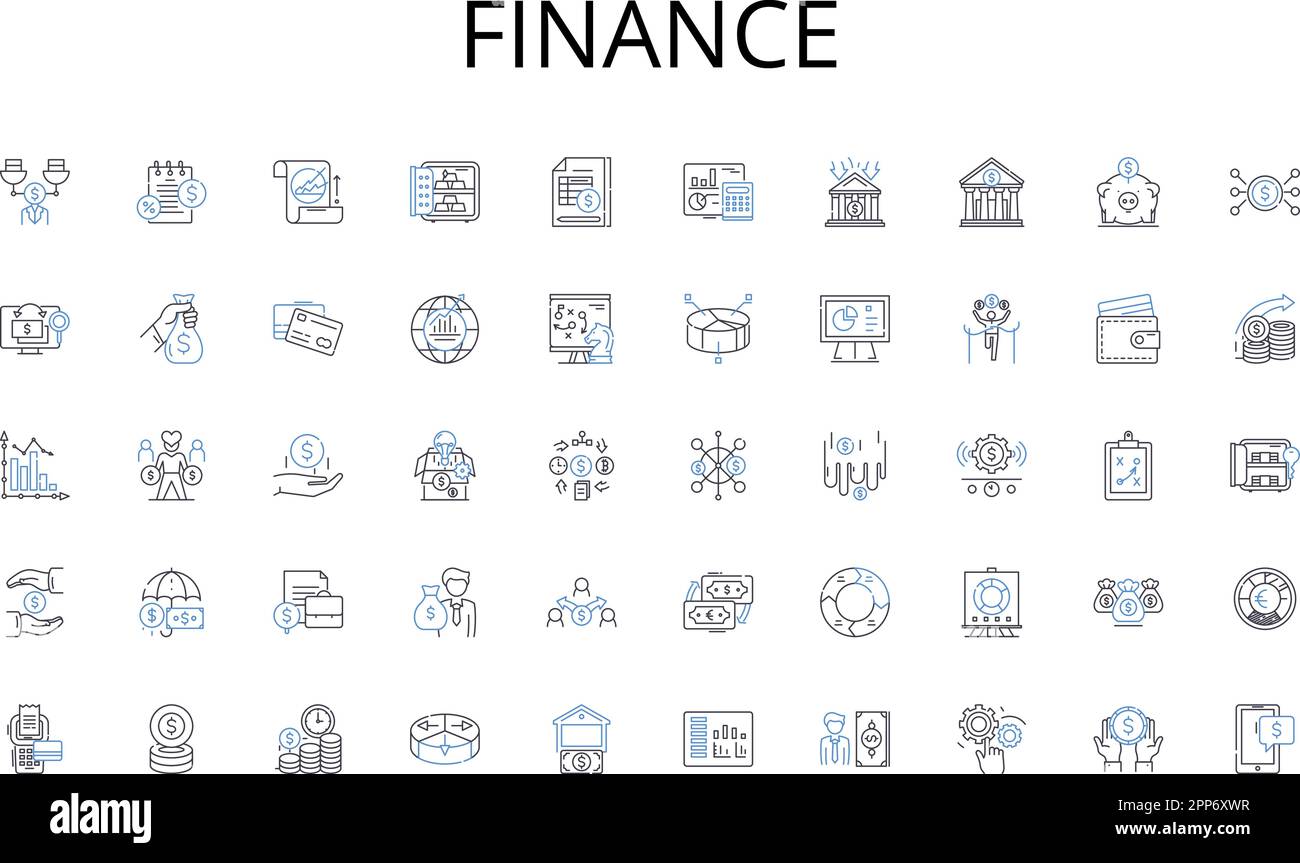Finance line icons collection. Learning, Growth, Instruction, Teaching ...