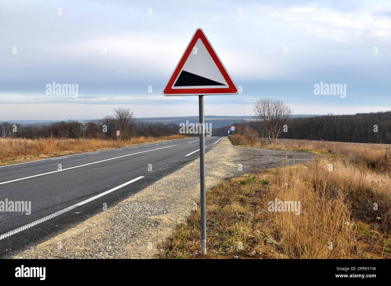Road sign. Graphic drawing to communicate information to road users ...