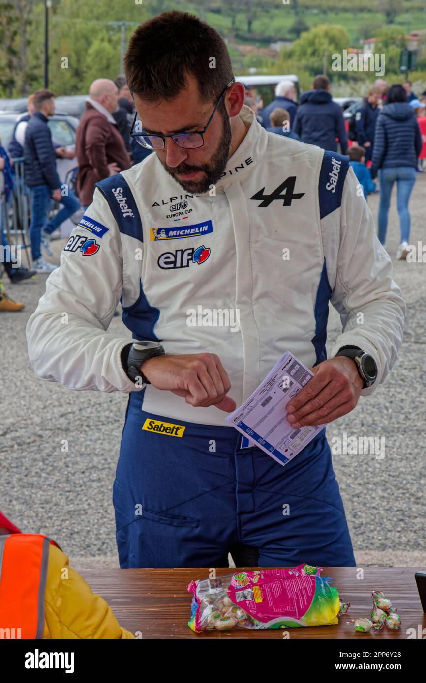 Rally car driver and co driver hi-res stock photography and images - Alamy