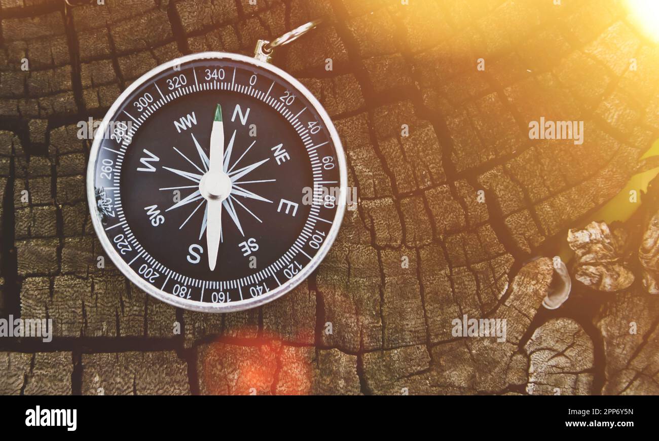 Travel and navigation. Determination of cardinal points by compass ...