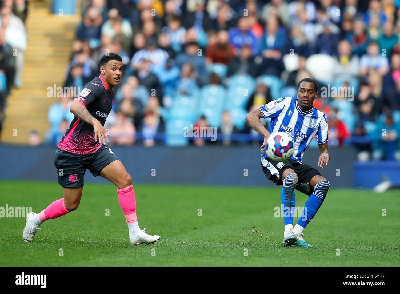 Sheffield, UK. 22nd Apr, 2023. Jaden Brown #3 of Sheffield Wednesday ...