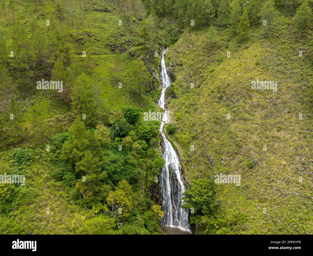 Aerial view beautiful efrata waterfall hi-res stock photography and ...