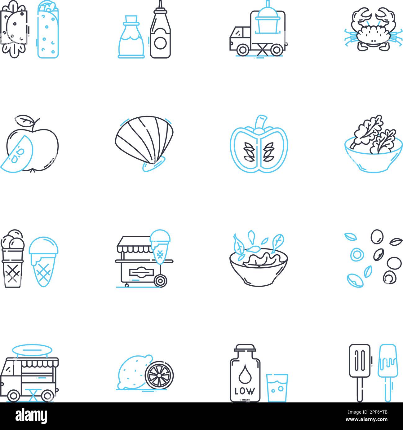 Coffee lounge linear icons set. Caffeine, Roasted, Espresso, Sip, Aroma ...