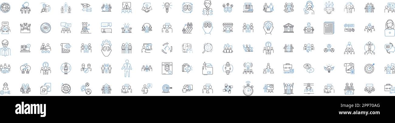 President Elect line icons collection. Biden, Transition, Inauguration ...