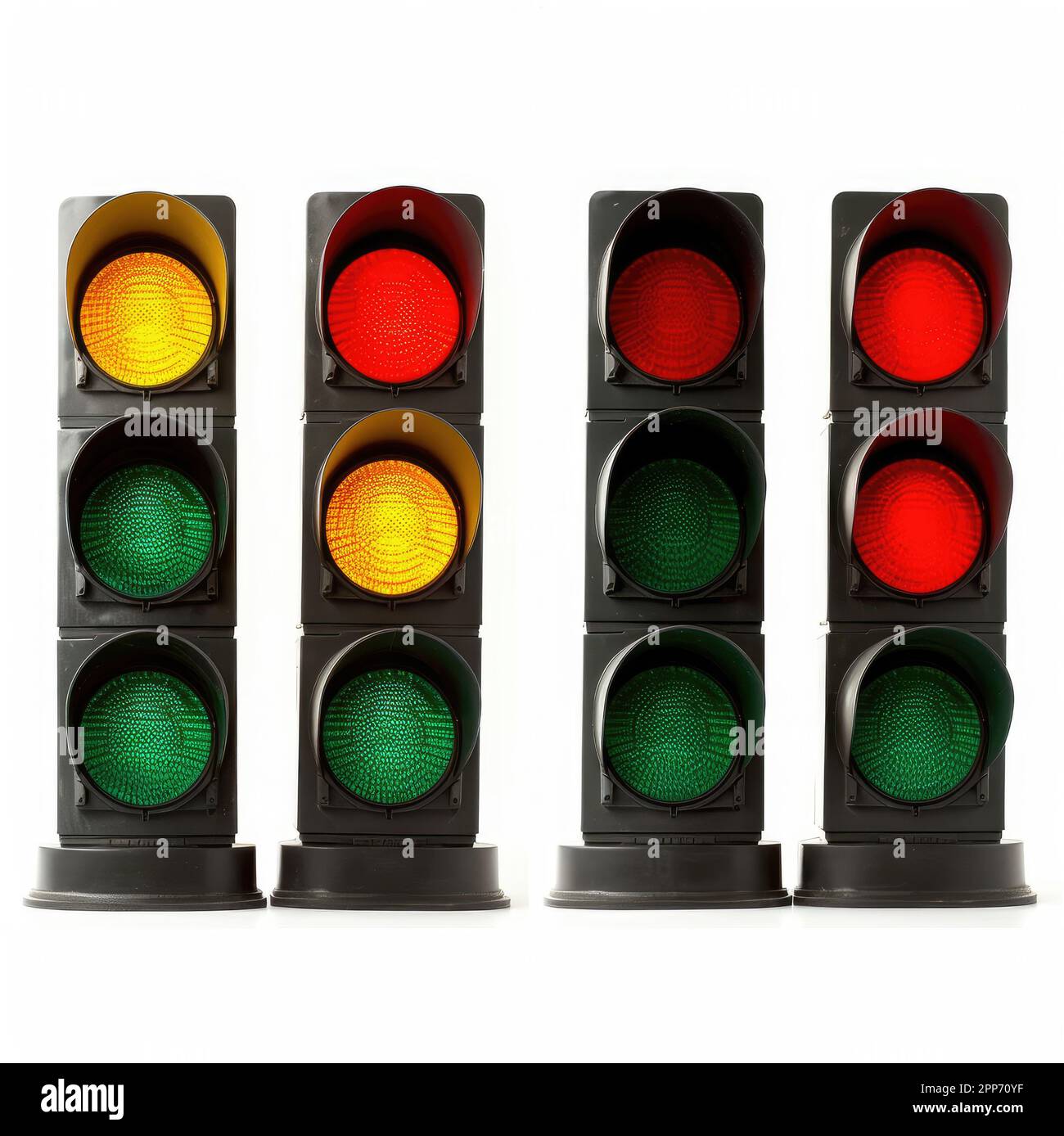 Multiple green traffic lights hi-res stock photography and images - Alamy