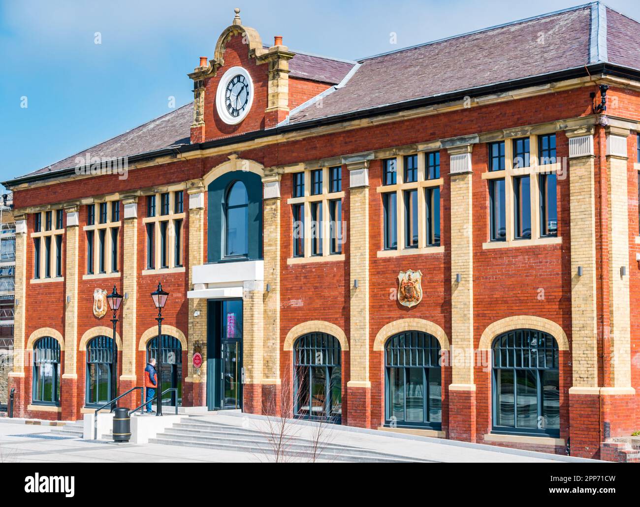 Newly refurbished Edwardian Granton Station building. Station Square ...