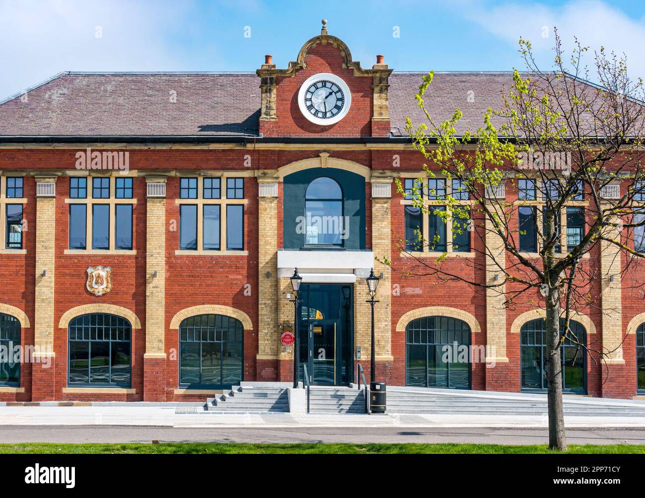 Newly refurbished Edwardian Granton Station building. Station Square ...