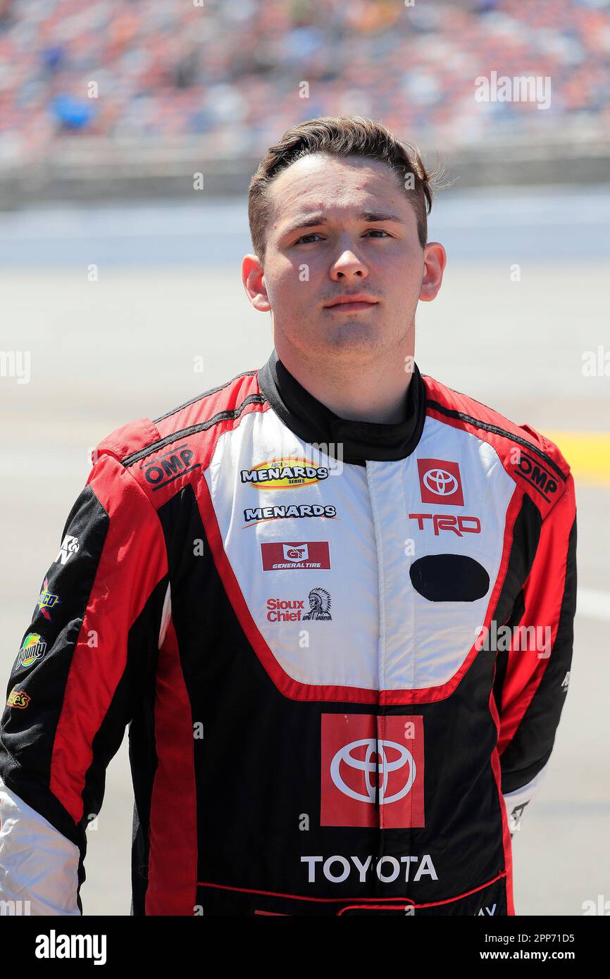 TALLADEGA, AL - APRIL 22: Taylor Gray (#18 Mobil 1 Joe Gibbs Toyota ...