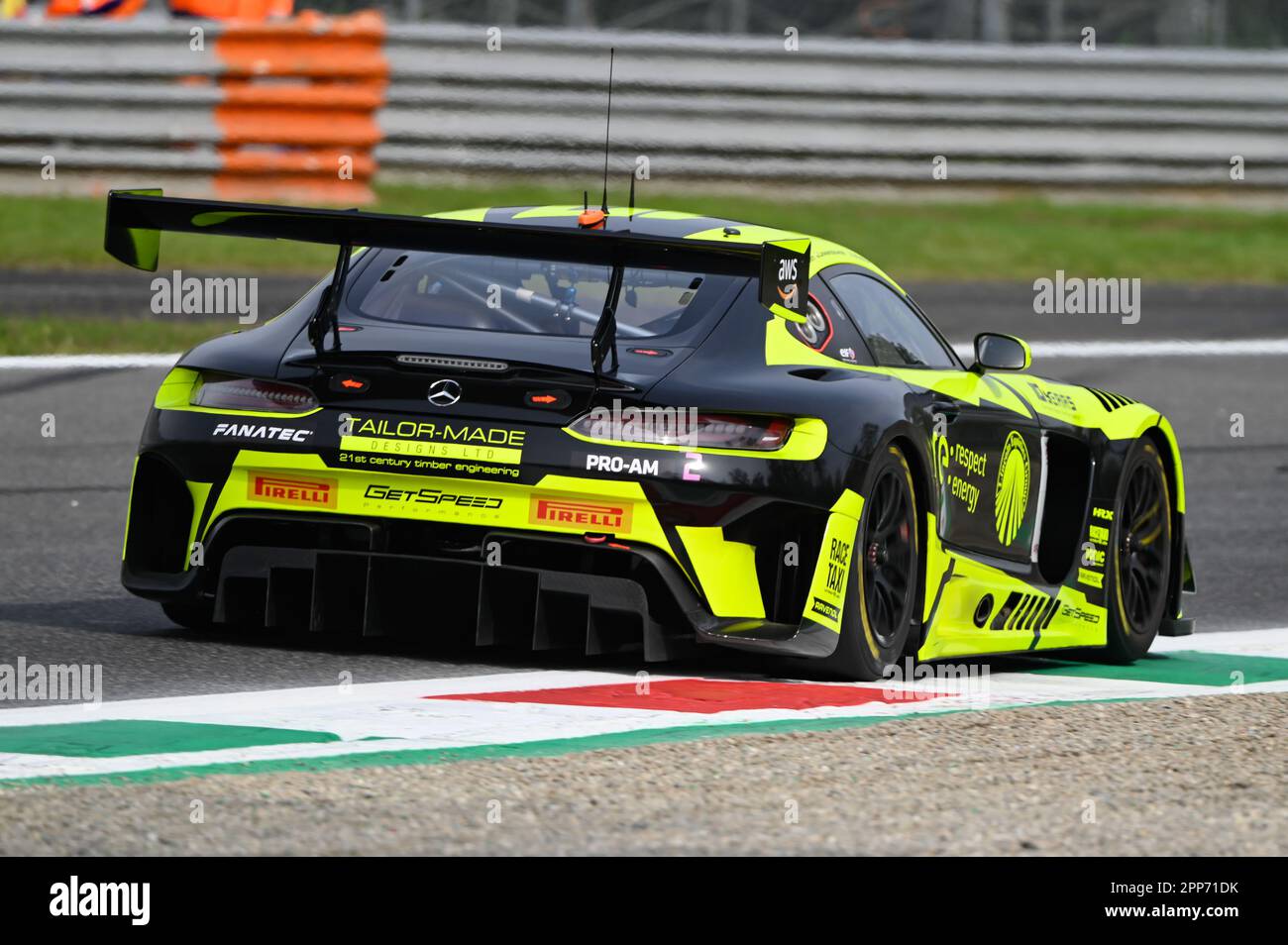 Monza, Italy. 22nd Apr, 2023. Getspeed Lance Bergstein Aaron Walker ...