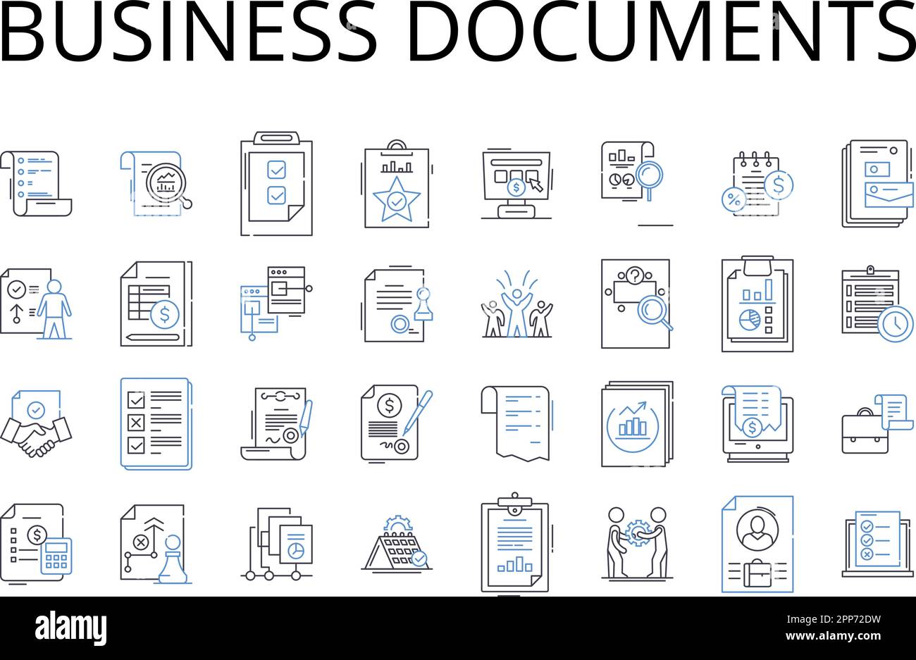 Contracts and orders Stock Vector Images - Alamy