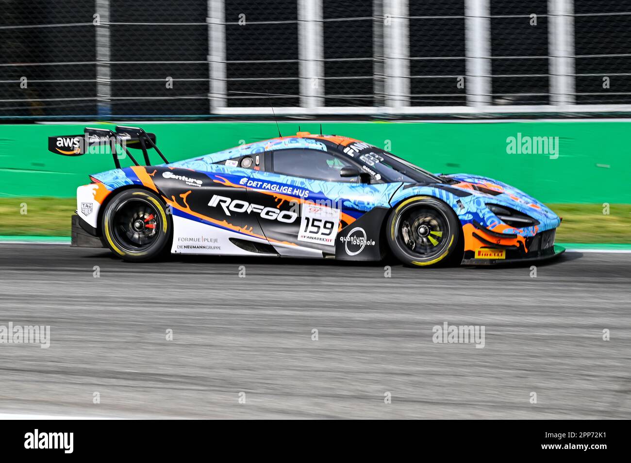 Monza, Italy. 22nd Apr, 2023. Garage 59 Benjamin Goethe Nicolai ...