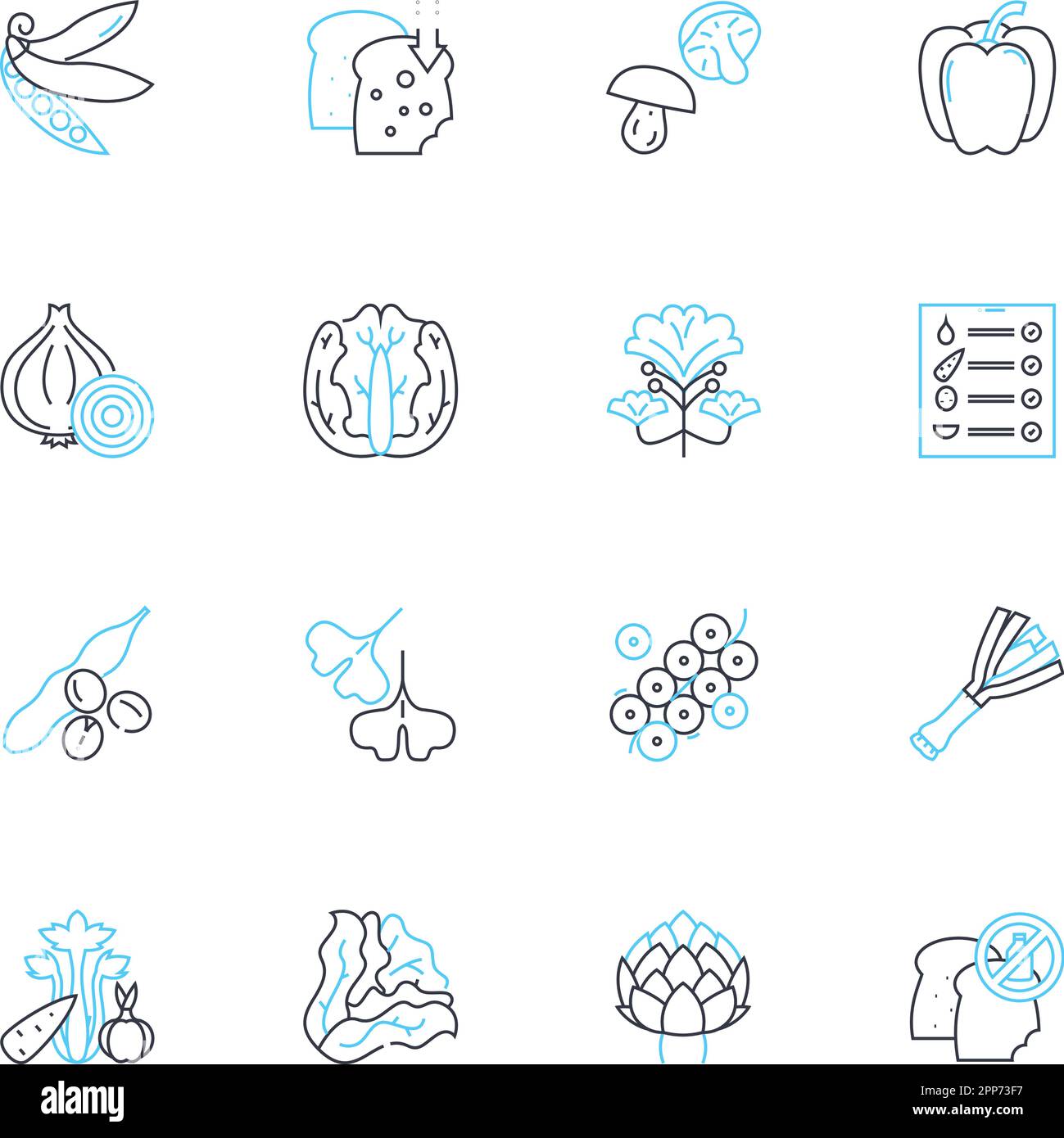 Crops linear icons set. Harvest, Irrigation, Grow, Fertilizer ...