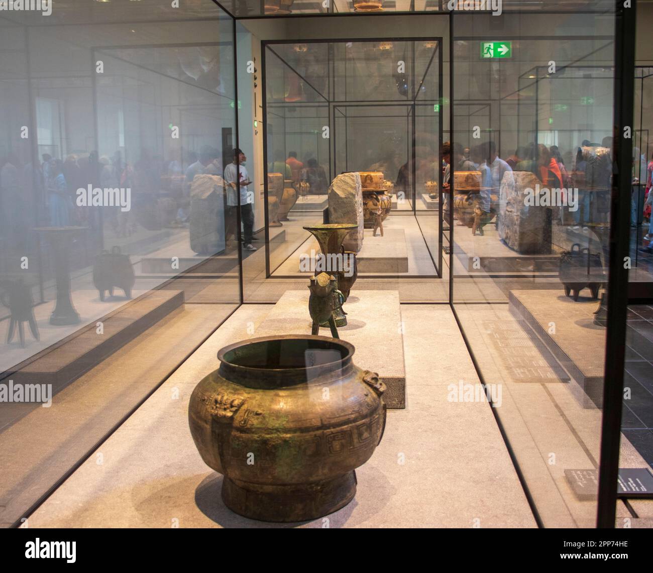 Abu Dhabi, UAE -03.12.2023 - Shot of the exhibits on display of the ...