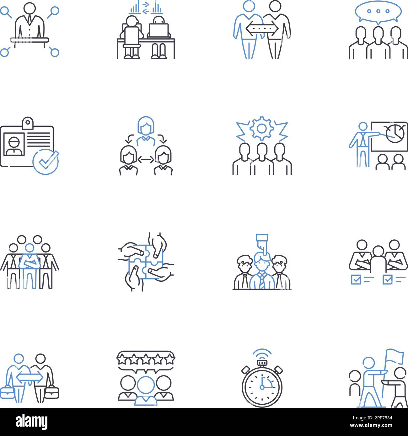 Creative thinking workshop line icons collection. Imagination ...