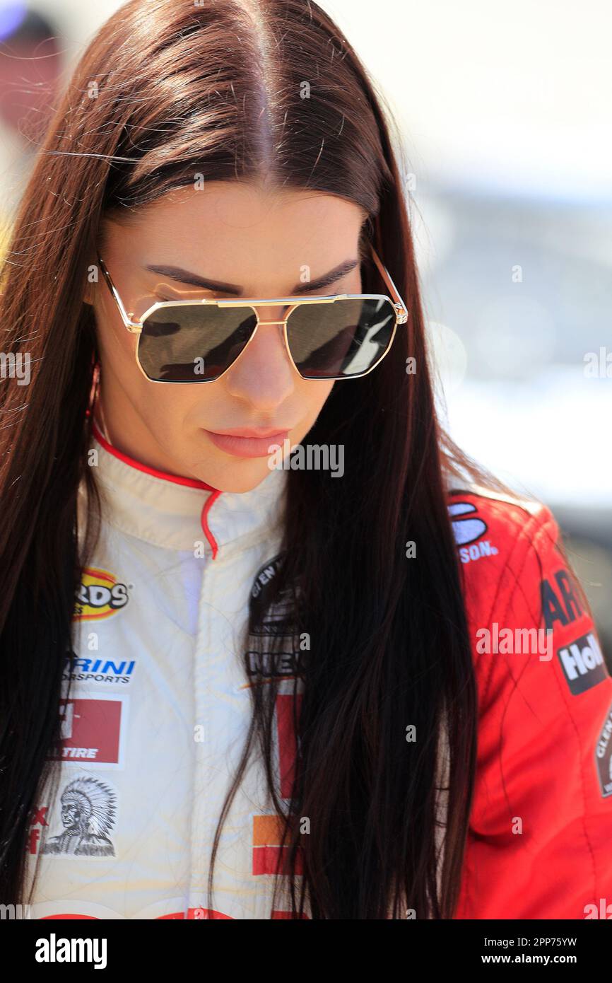 TALLADEGA, AL - APRIL 22: Amber Balcaen (#15 ICON Direct Bill Venturini ...