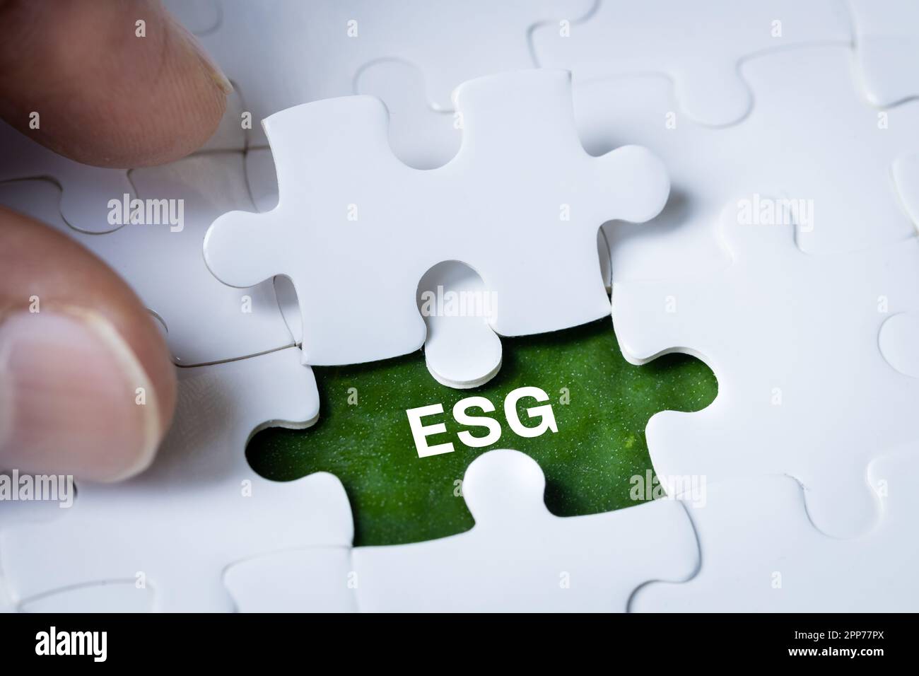 ESG environmental, social and governance concept. ESG words on a wooden ...