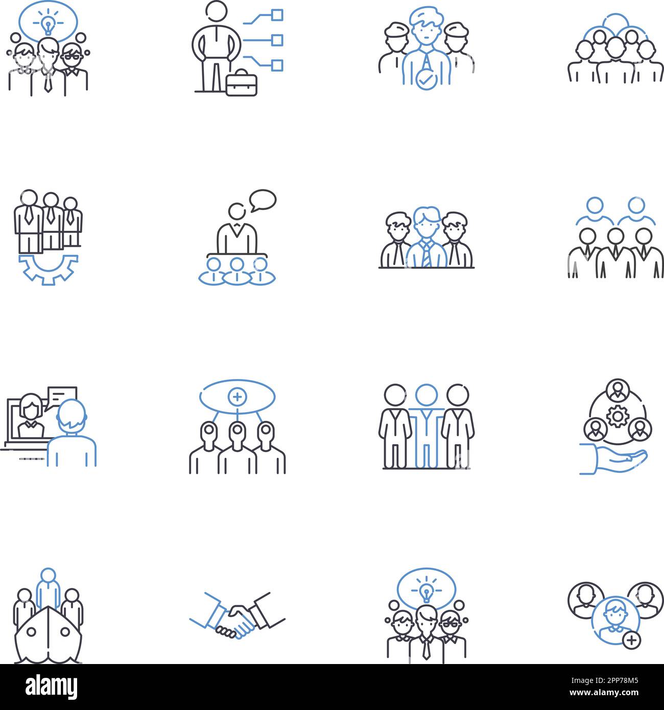 Pack line icons collection. Bundle, Container, Load, Stack, Satchel ...