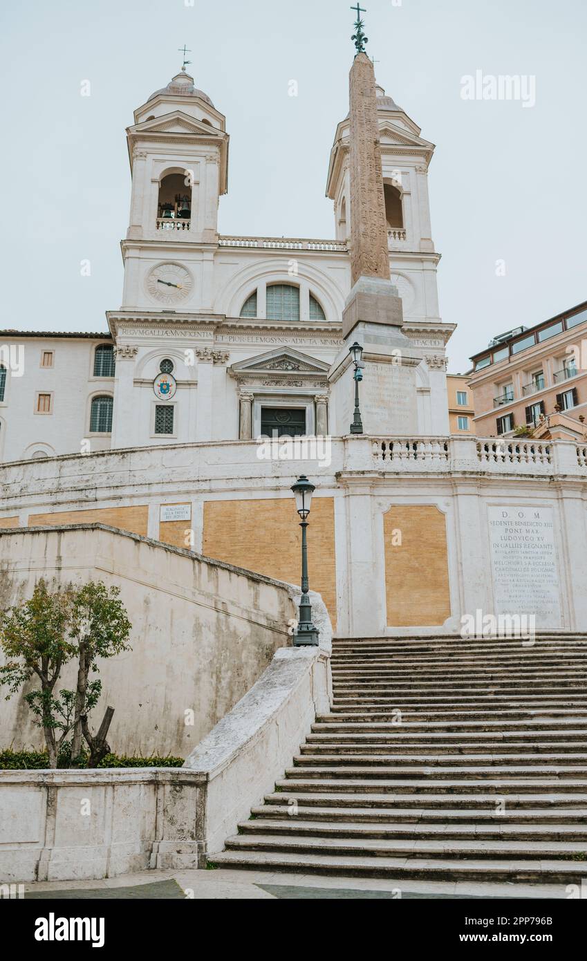 Rome roman spanish stairs hi-res stock photography and images - Alamy