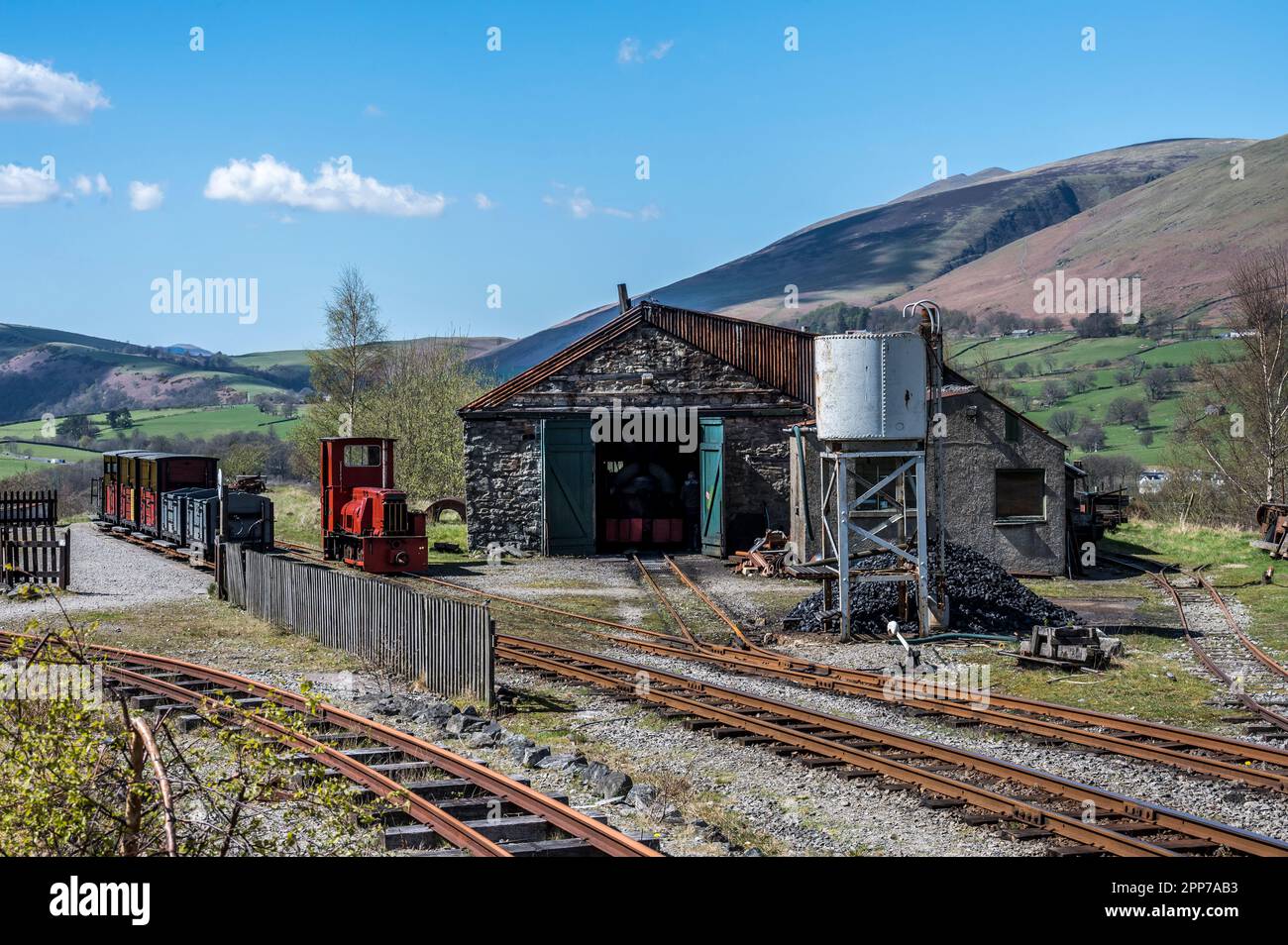 Threlkeld mining museum in black and white hi-res stock photography and ...